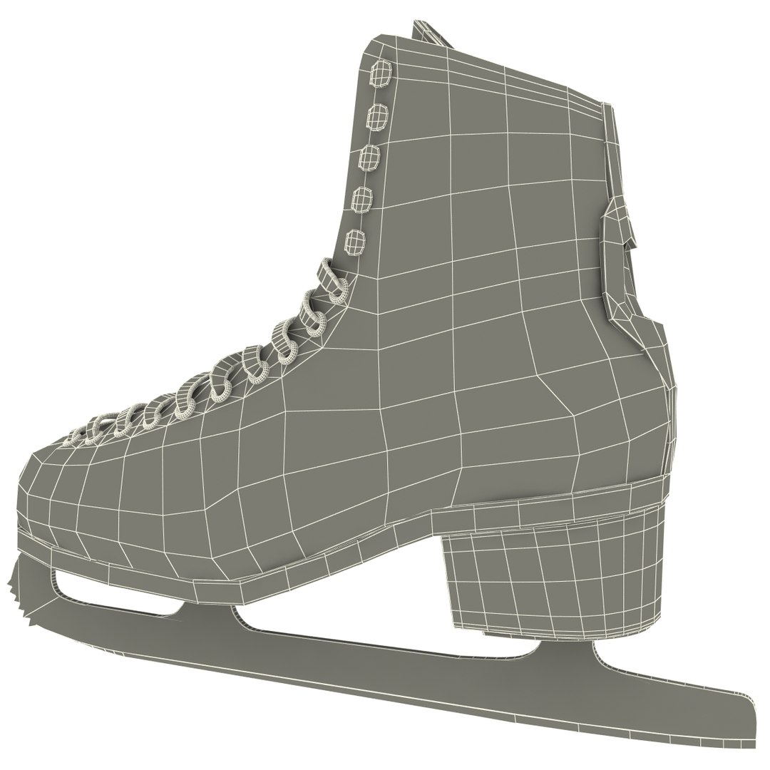3d model of ice skates wifa prima