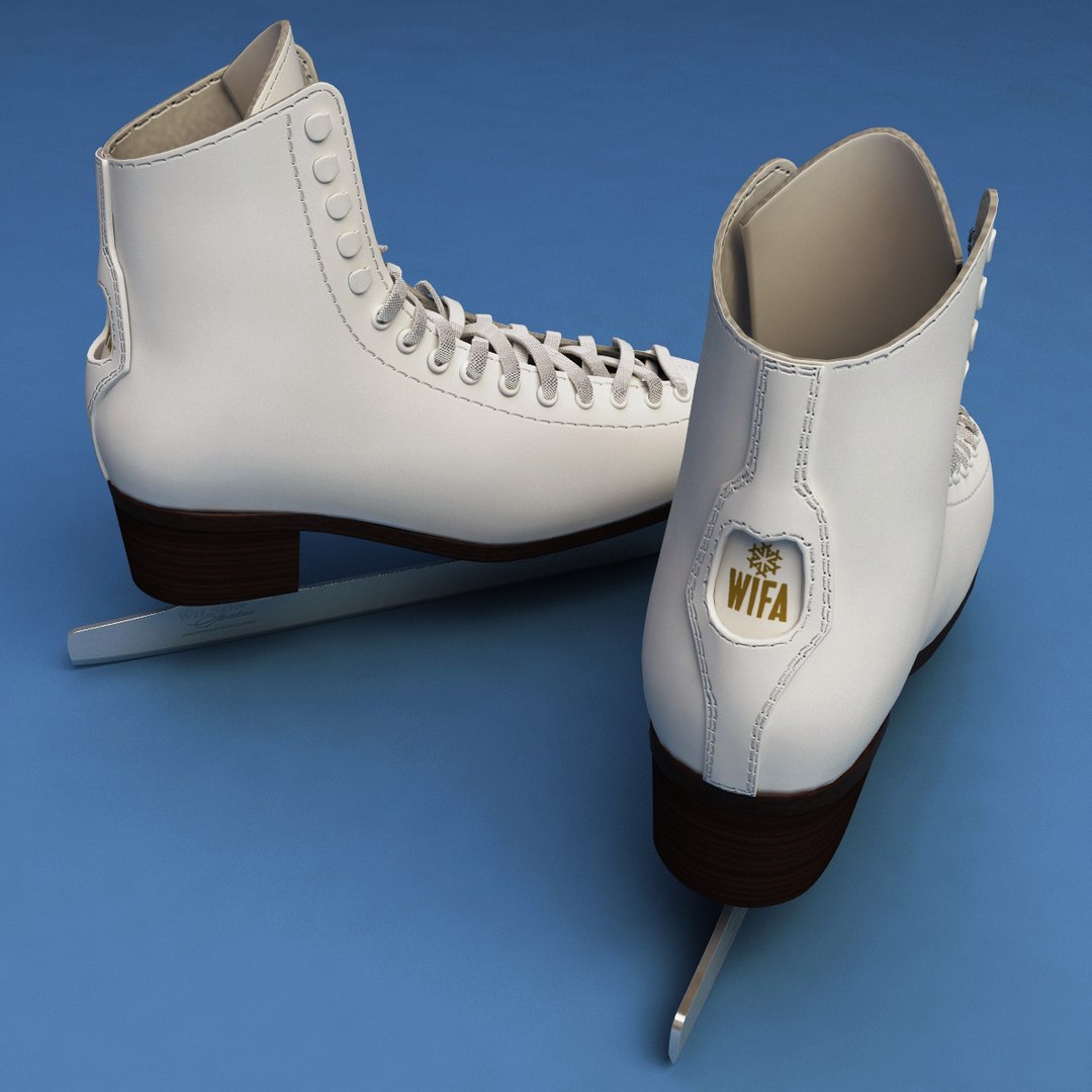 3d model of ice skates wifa prima
