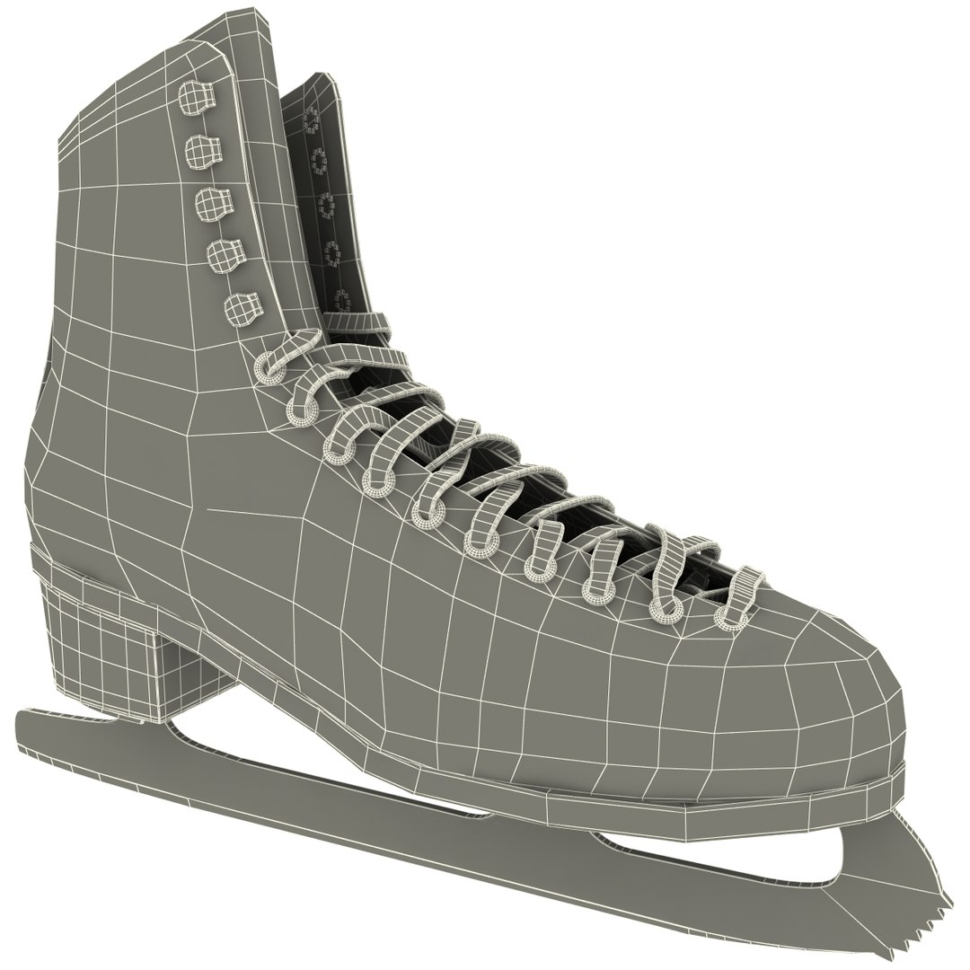 3d model of ice skates wifa prima