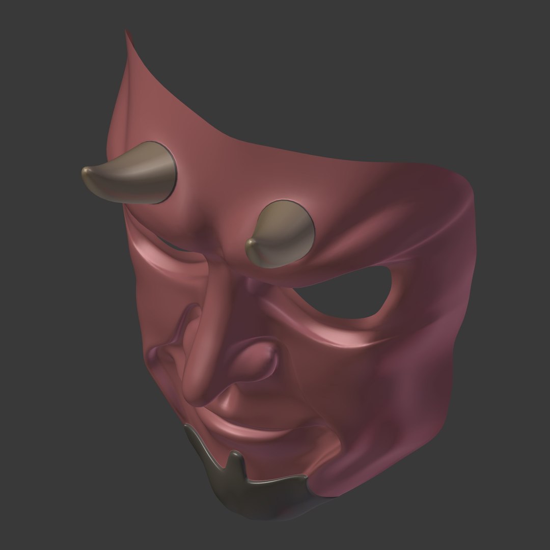 3D Devil Mask Model - TurboSquid 1633812