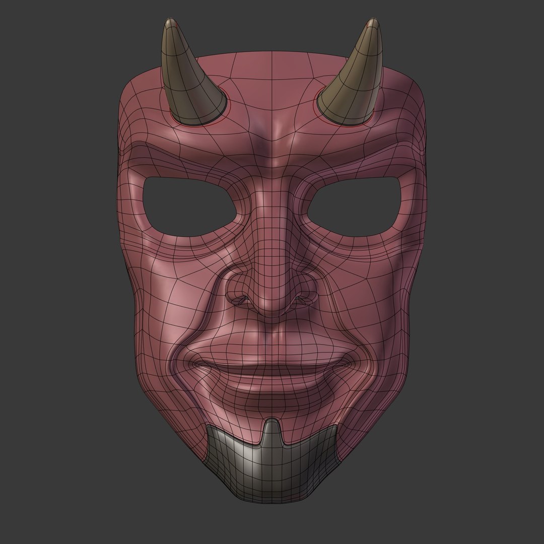 3D Devil Mask Model - TurboSquid 1633812