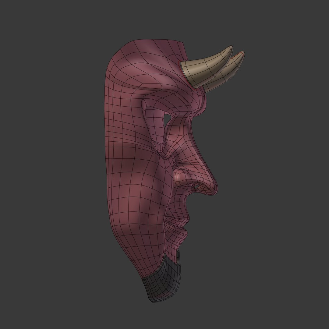 3D Devil Mask Model - TurboSquid 1633812