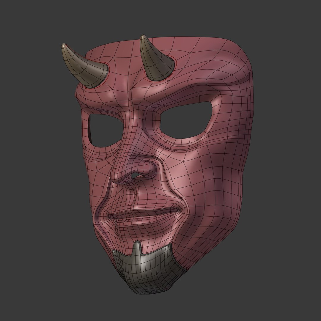3D Devil Mask Model - TurboSquid 1633812