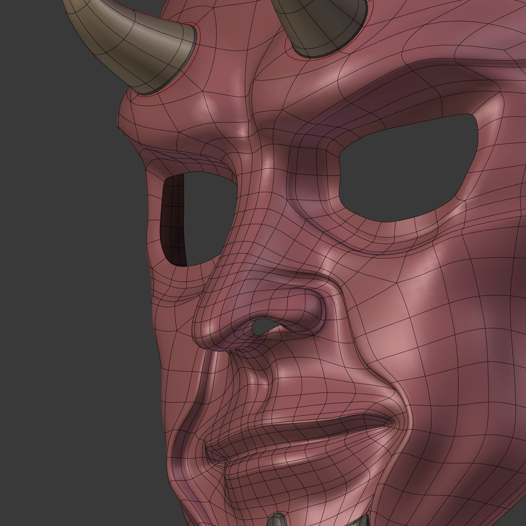3D Devil Mask Model - TurboSquid 1633812