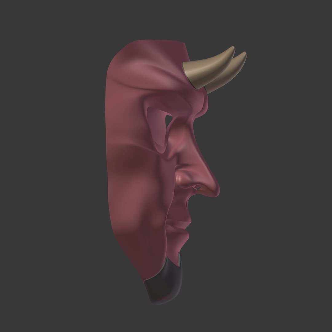 3D Devil Mask Model - TurboSquid 1633812