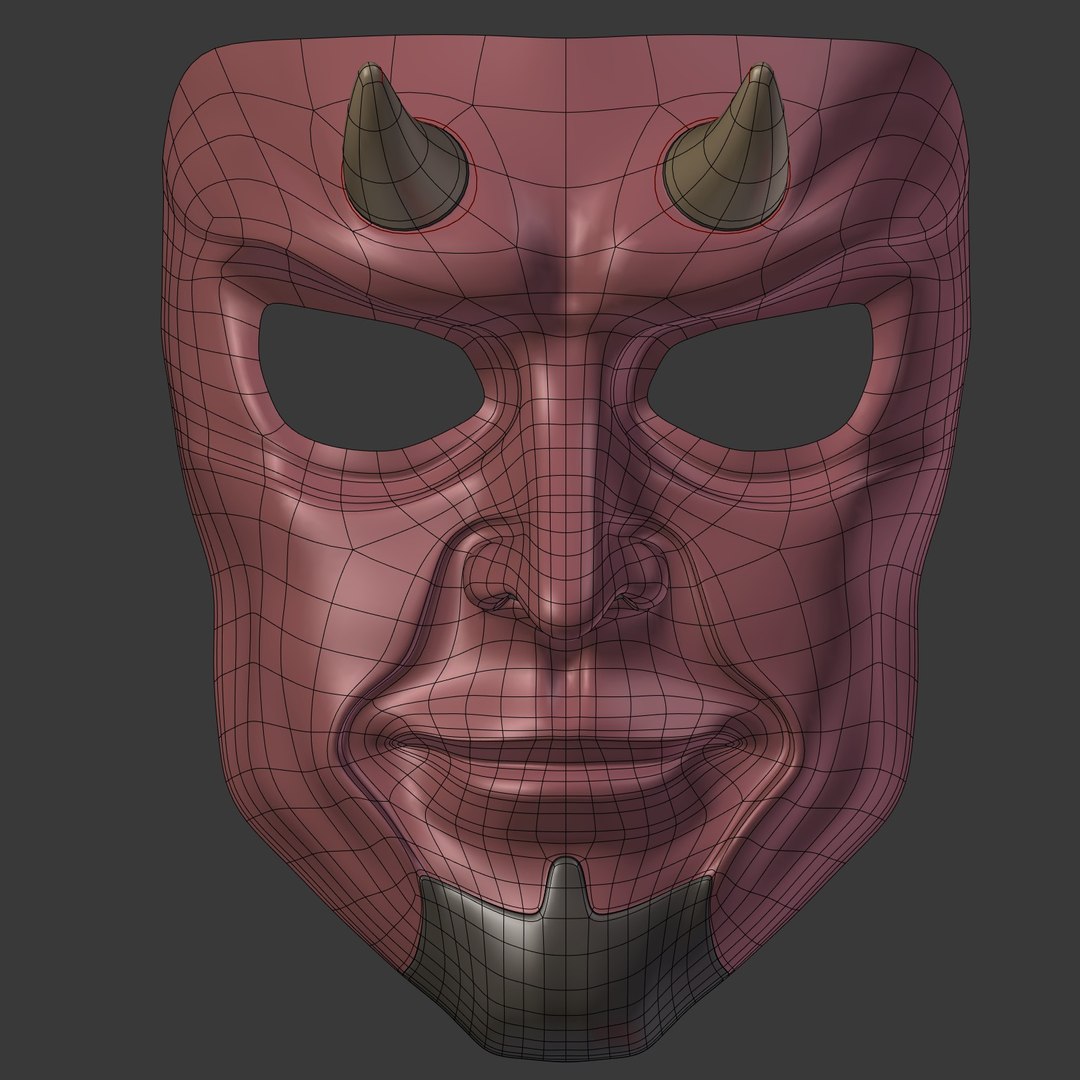 3D Devil Mask Model - TurboSquid 1633812