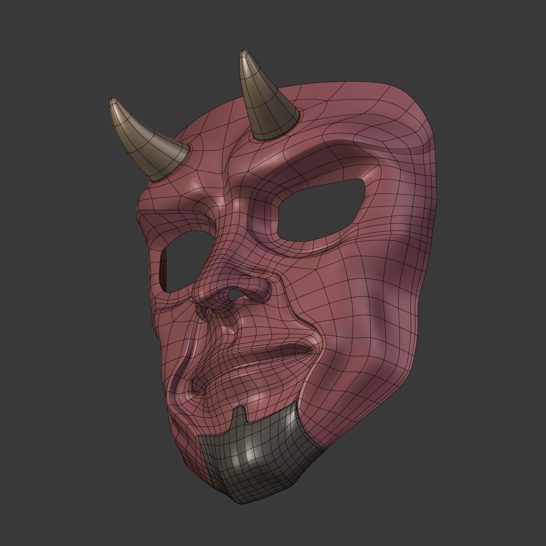 3D Devil Mask Model - TurboSquid 1633812