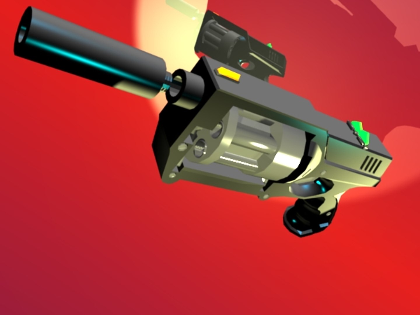 maya gun pistol