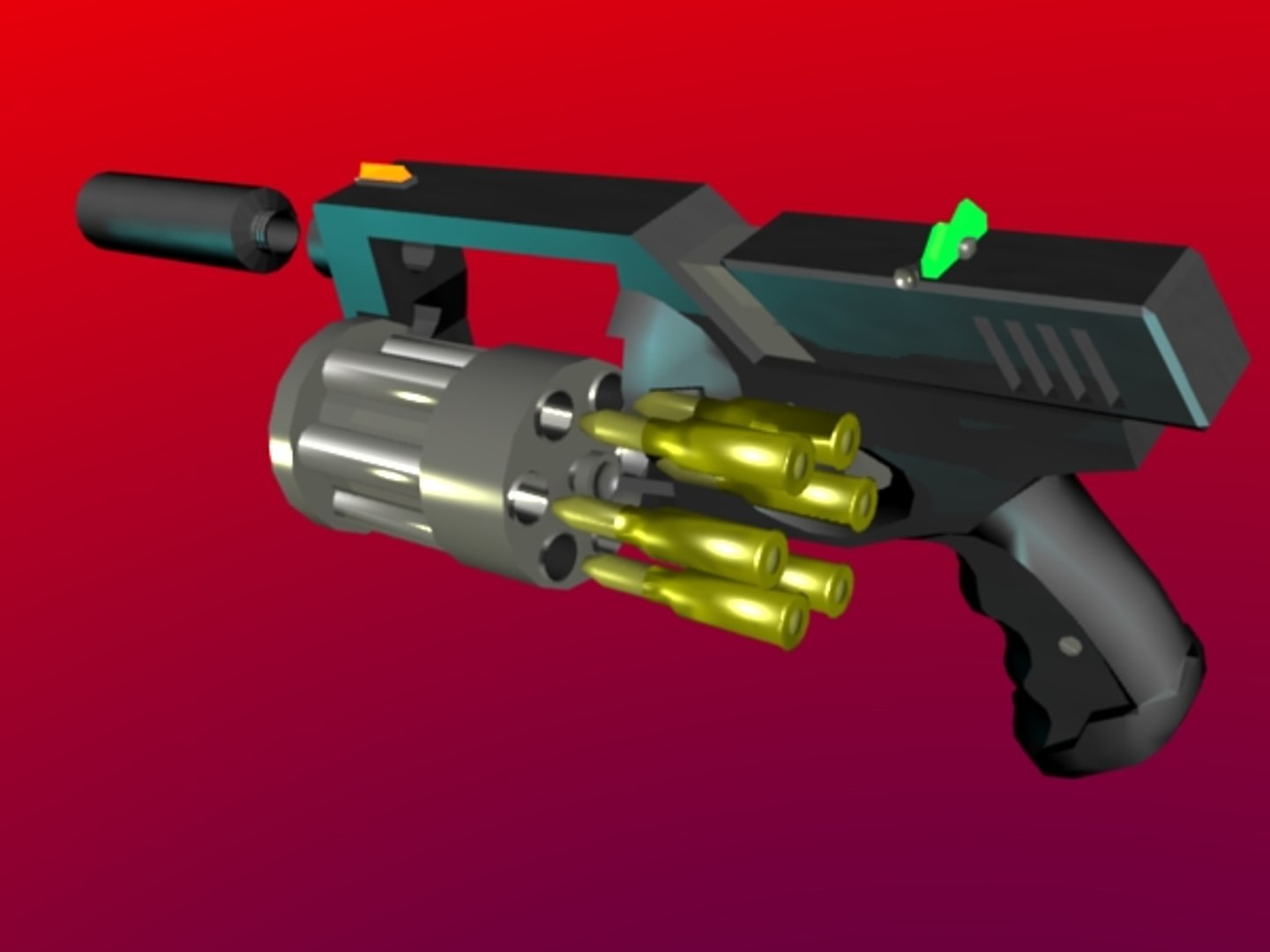 maya gun pistol