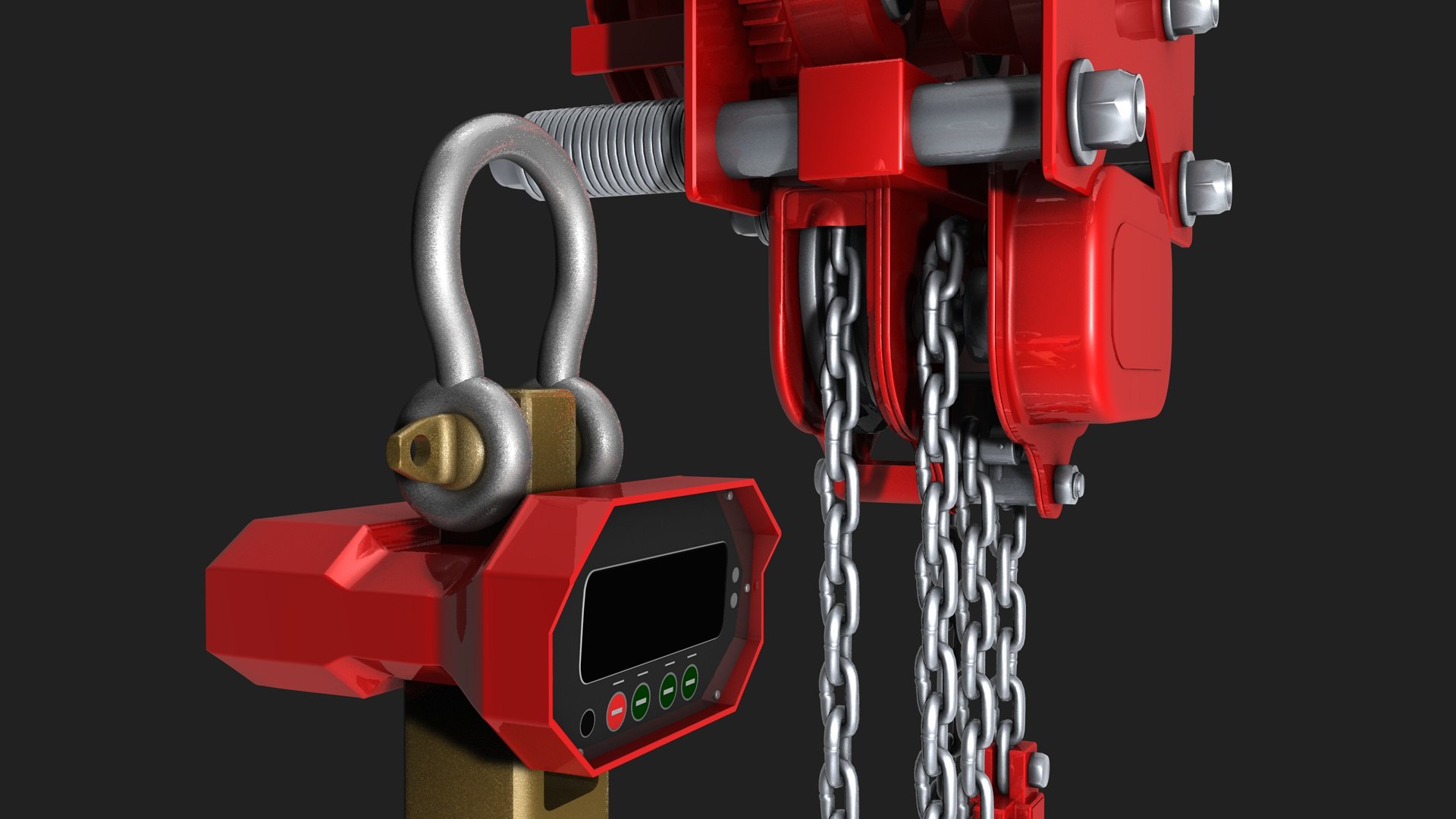 Chain Hoist And Crane Scales Model - TurboSquid 2241701