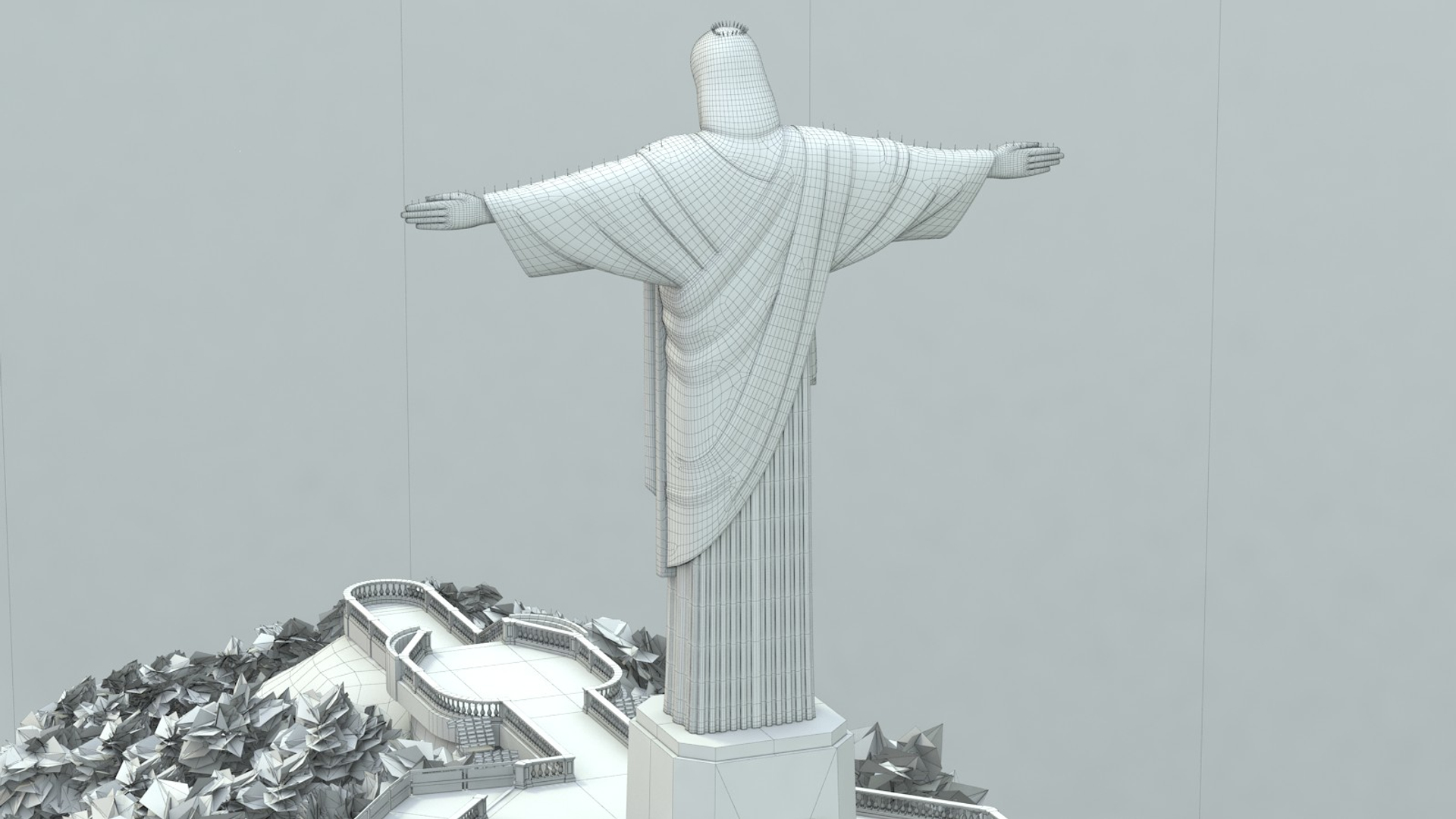 3d christ redeemer model