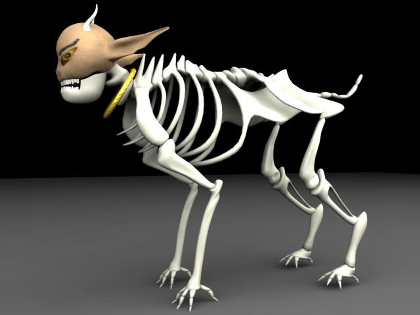 Skeleton Creature 3d Model