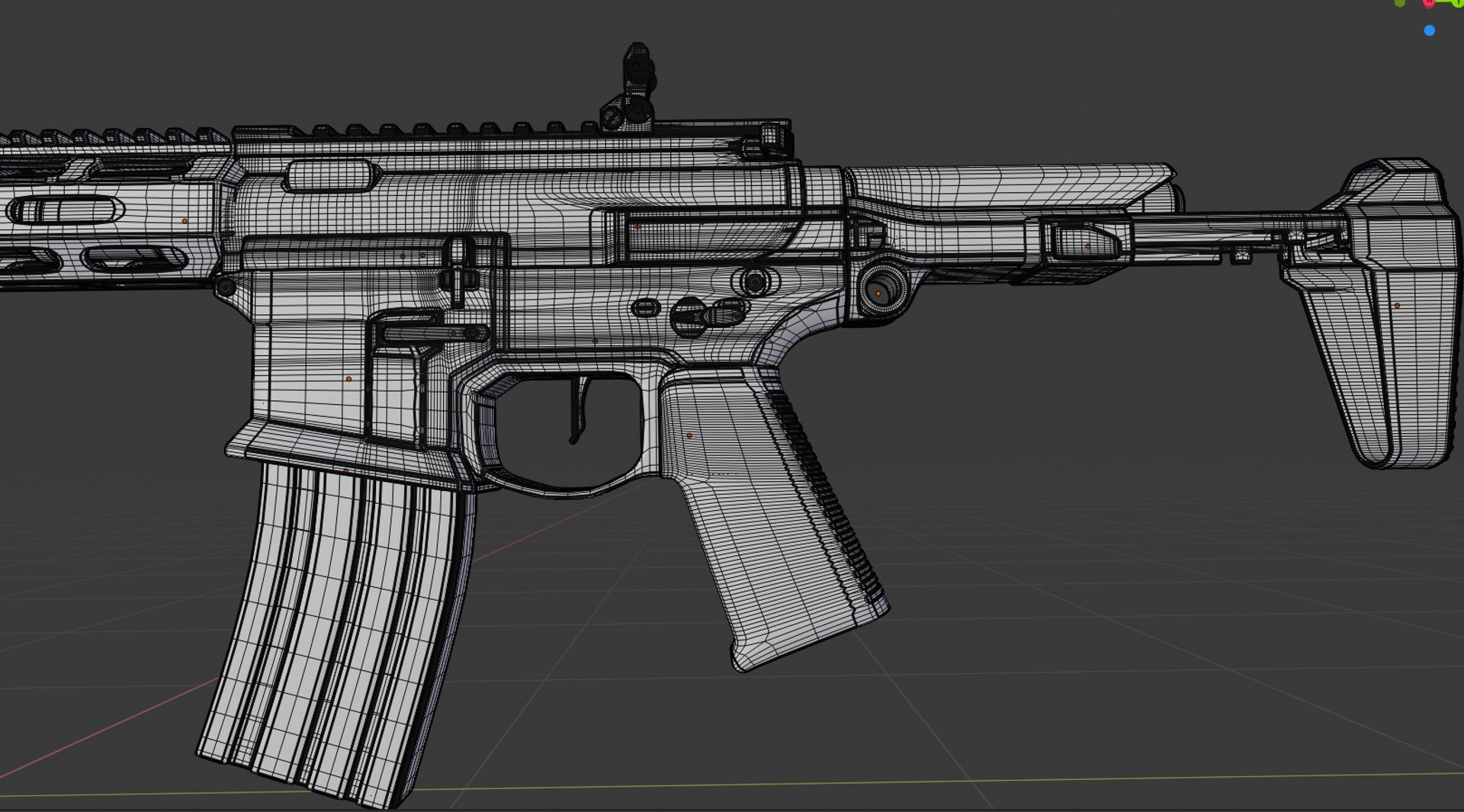 3D Model M4 Honeybadger Assault Rifle - TurboSquid 1410499