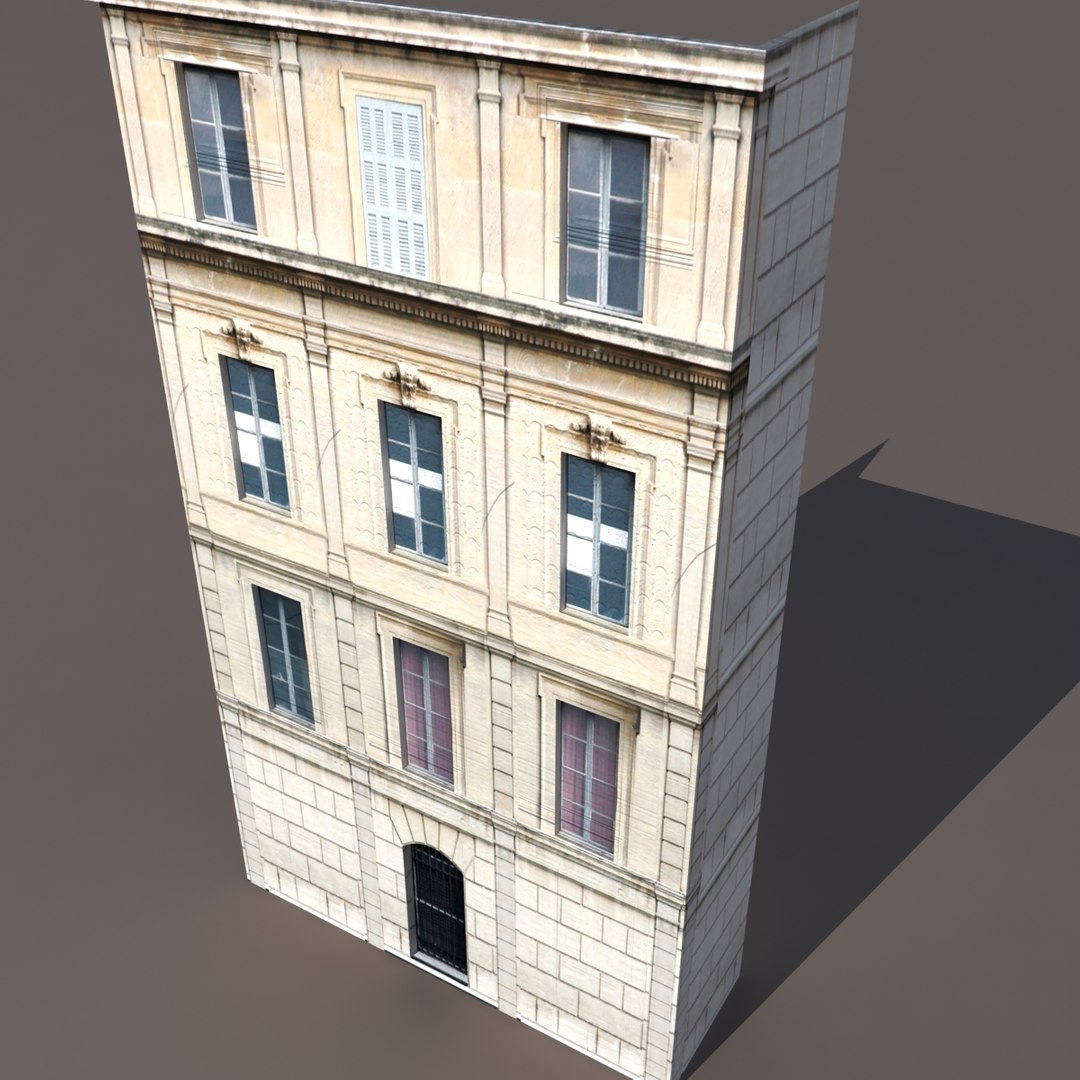 3d Model Building Exterior