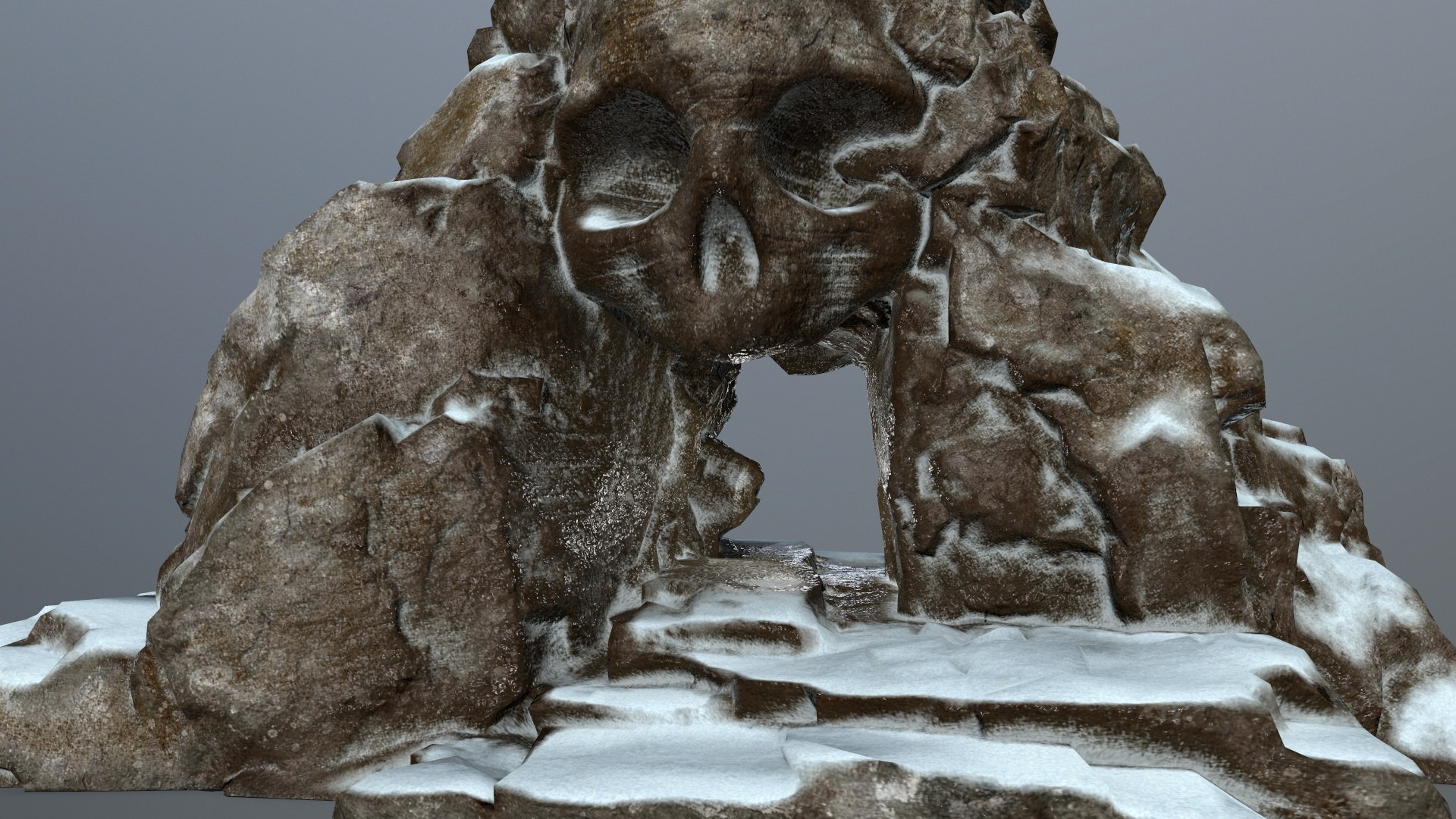 3D Skull Cave - TurboSquid 1645749