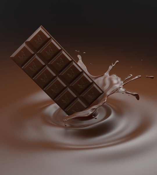 3D Chocolate Bar model - TurboSquid 2019145