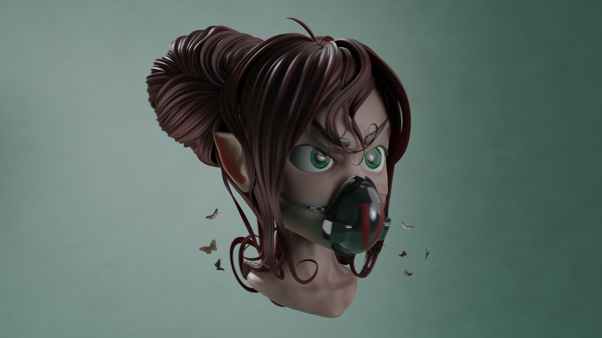 3D Stylized poison girl model - TurboSquid 1747320