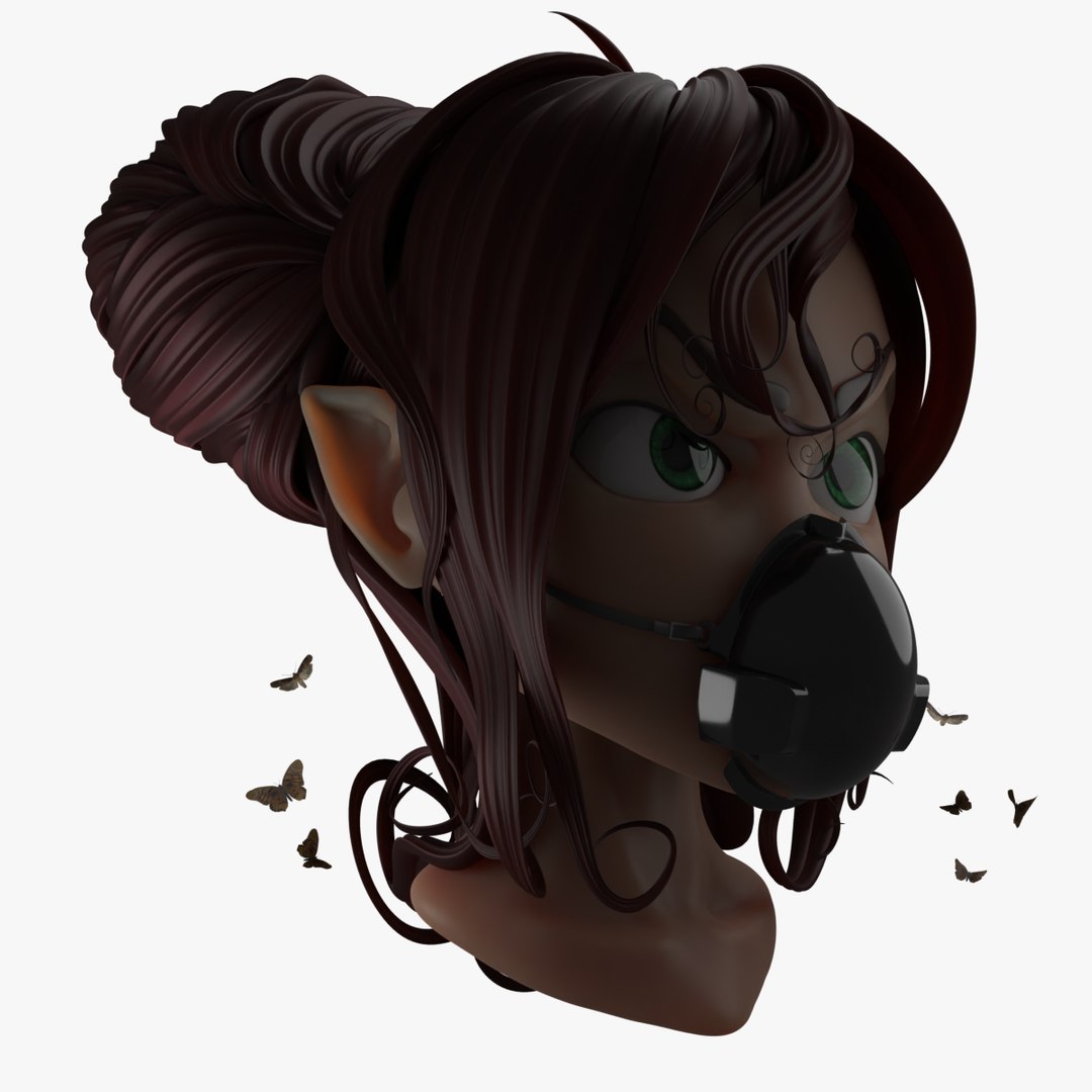 3D Stylized poison girl model - TurboSquid 1747320