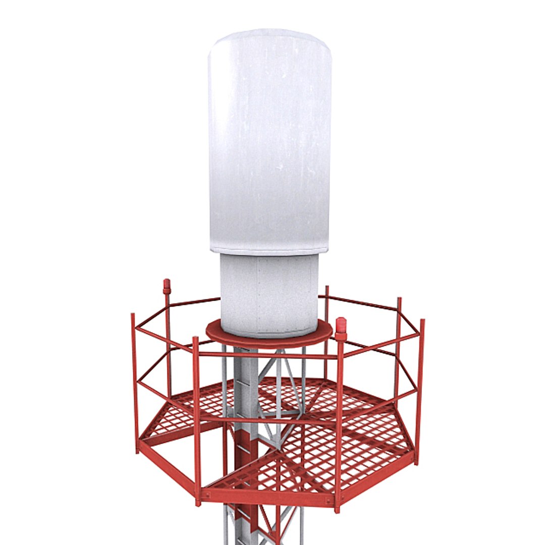3d Model Navigation Tacan Antenna