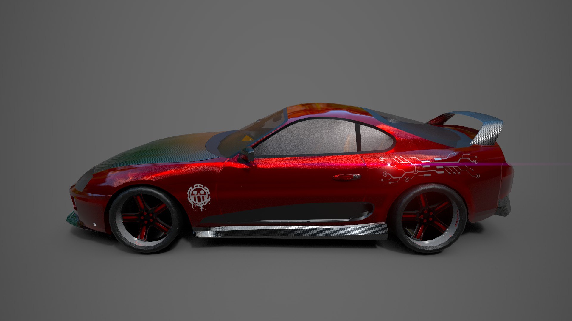 Toyota Supra MK4 3D Low Poly Model With 4k PBR Textures 3D - TurboSquid ...
