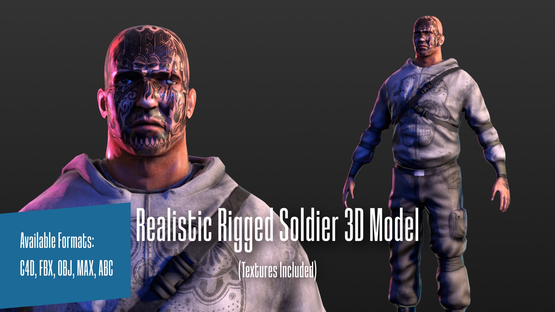 Realistic Rigged 3D Character Model 3D Model - TurboSquid 2063336