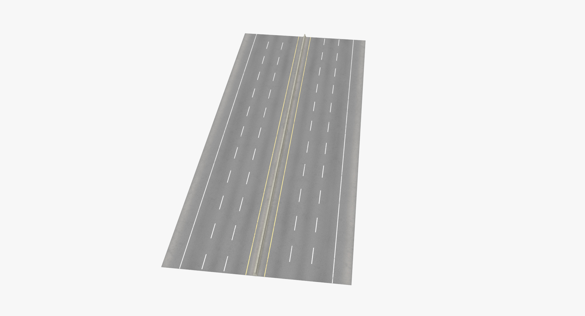 6 Lane Highways Way 3D Model - TurboSquid 1358661