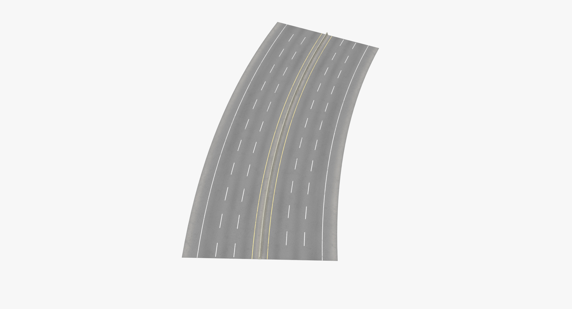 6 Lane Highways Way 3D Model - TurboSquid 1358661