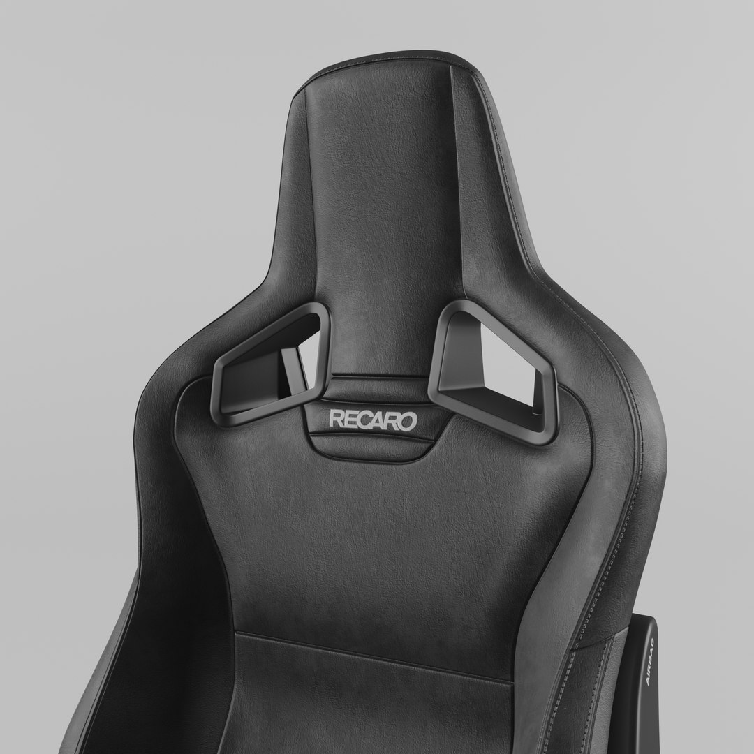 RECARO Sportster CS Leather Black Model - TurboSquid 1751070