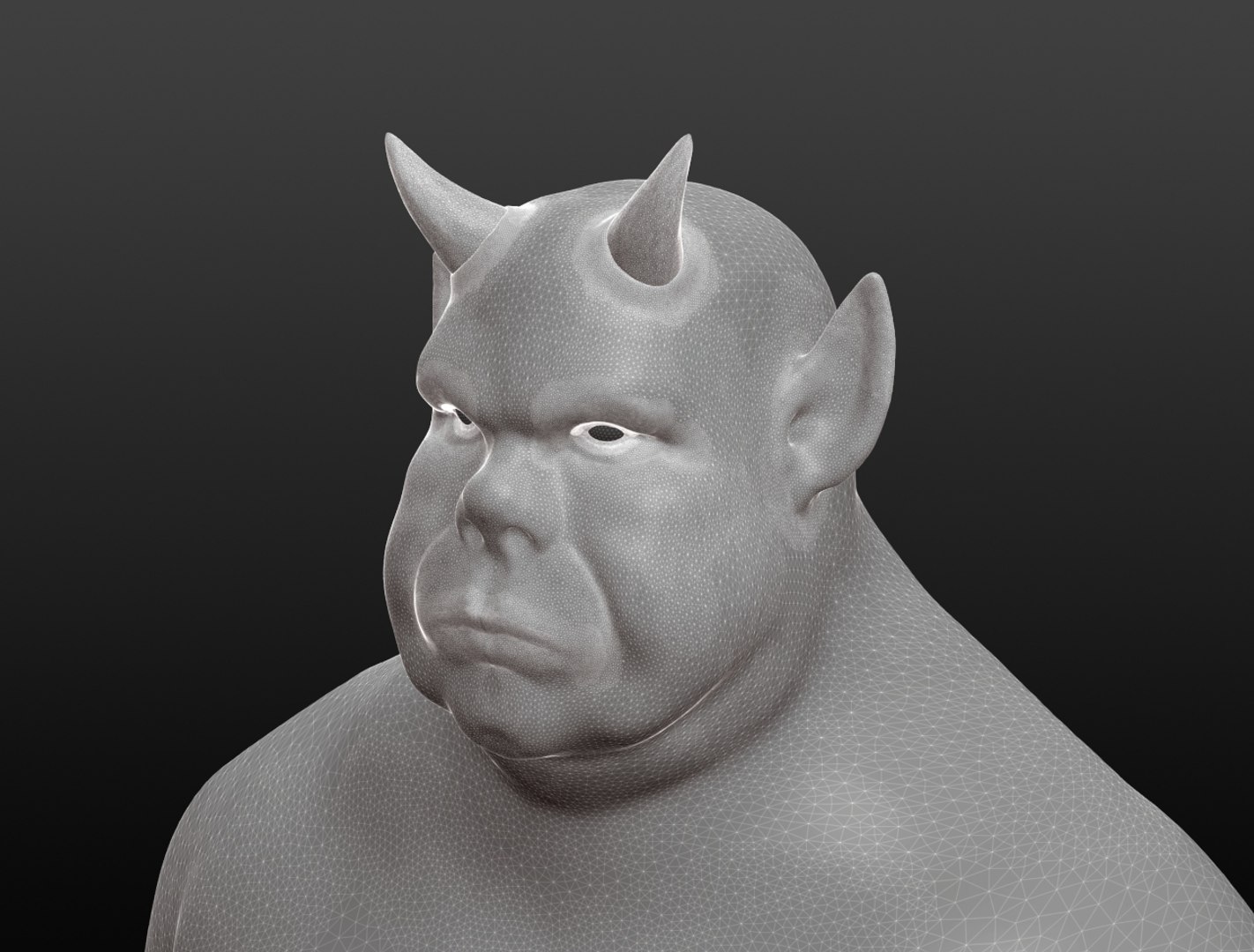 3D Daemon Base Mesh - TurboSquid 1430480