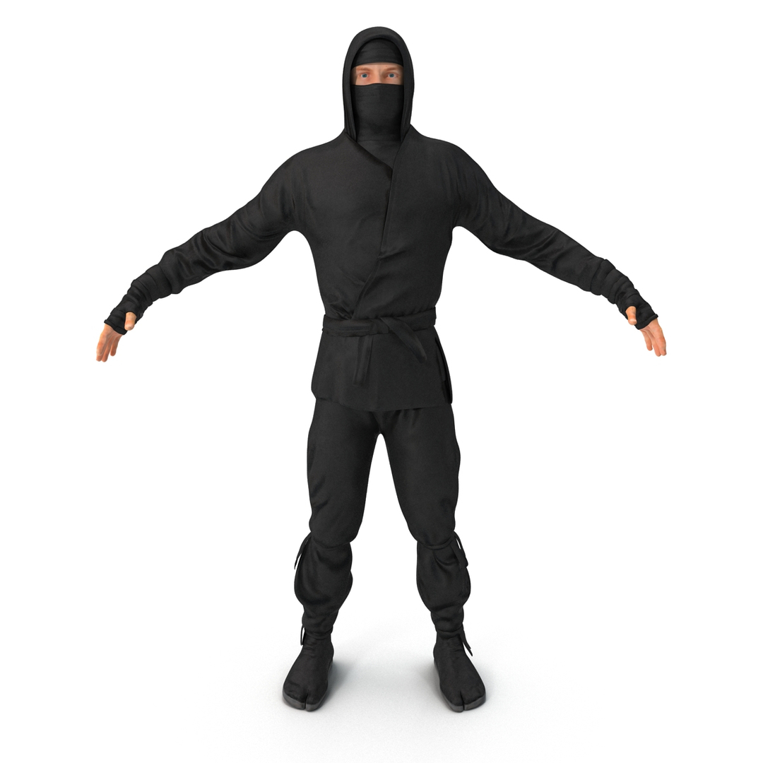 3d Ninja Rigged Model