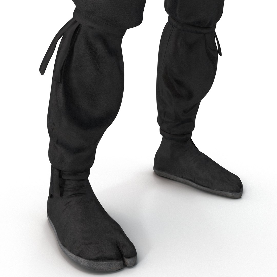 3d ninja rigged model