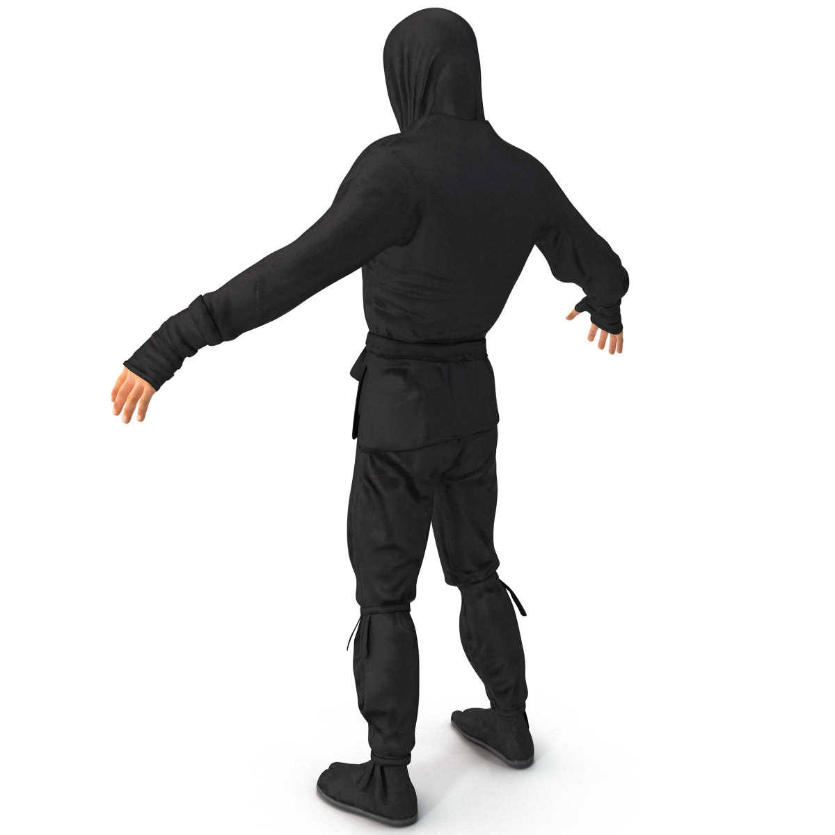3d ninja rigged model