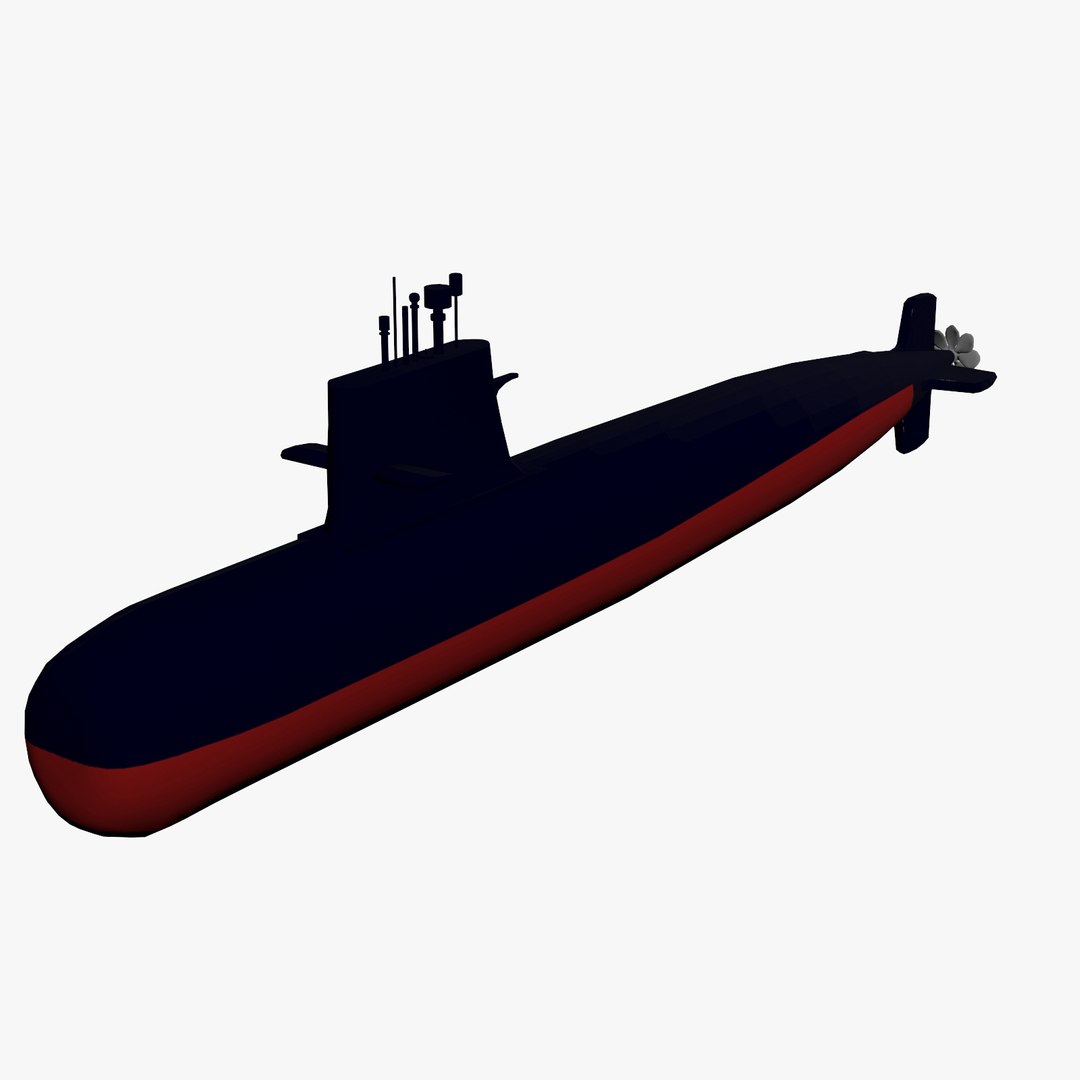 3d submarine type 039 model