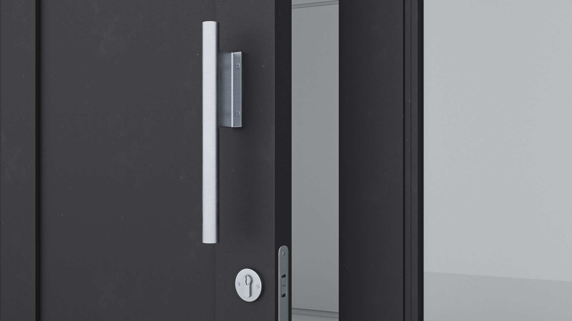 Aluminium Door 43 Model - TurboSquid 2013448