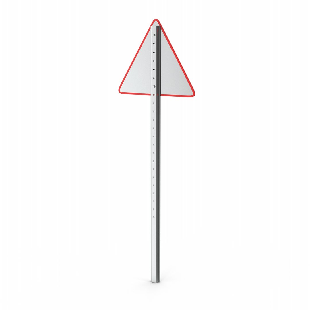 Road Work Sign 3D Model - TurboSquid 2044455