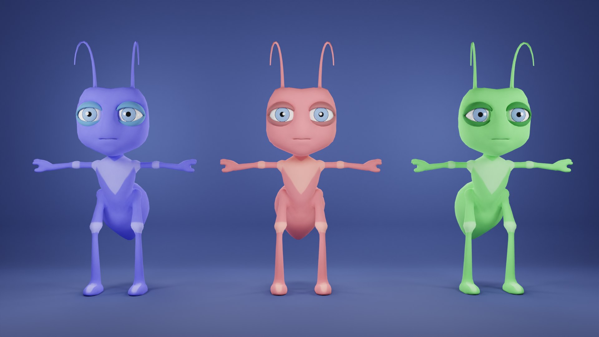 3D Rigged LowPoly Bug Insects Ant Ladybug Bee Model - TurboSquid 1926999