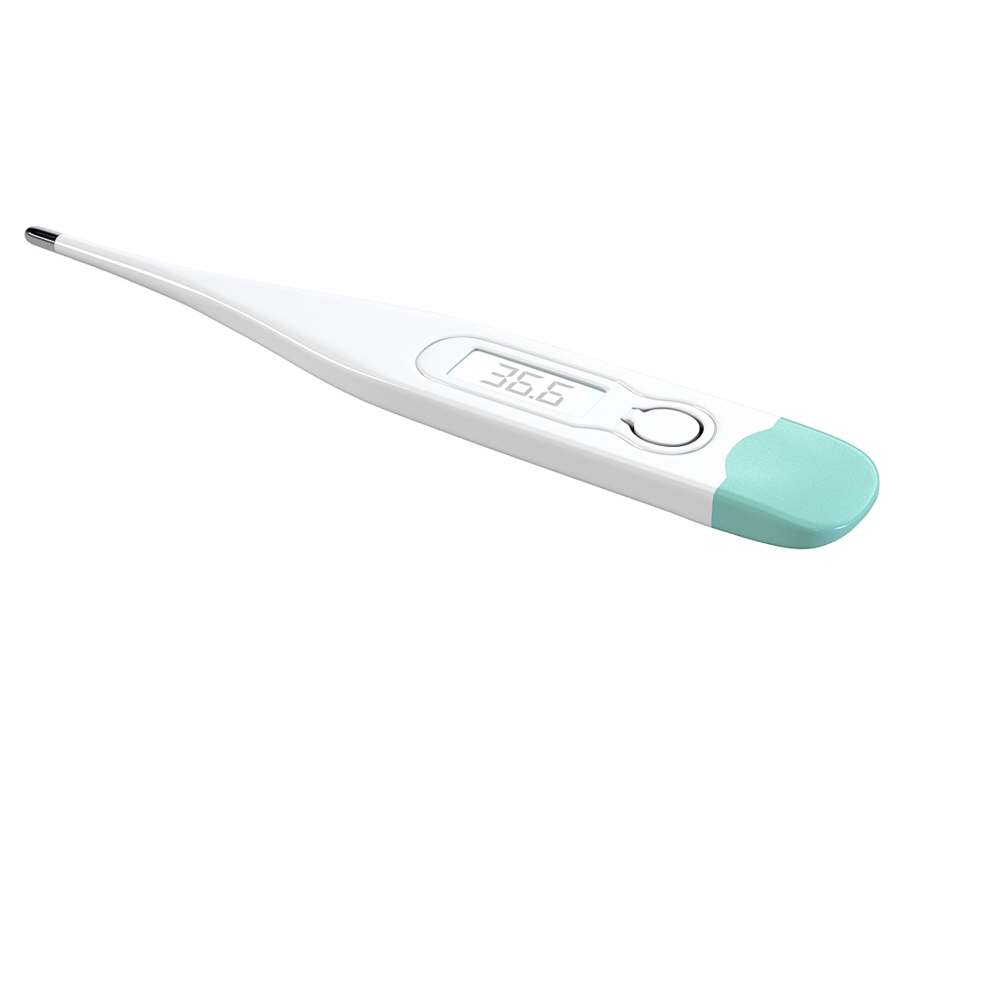 3d waterproof digital thermometer model