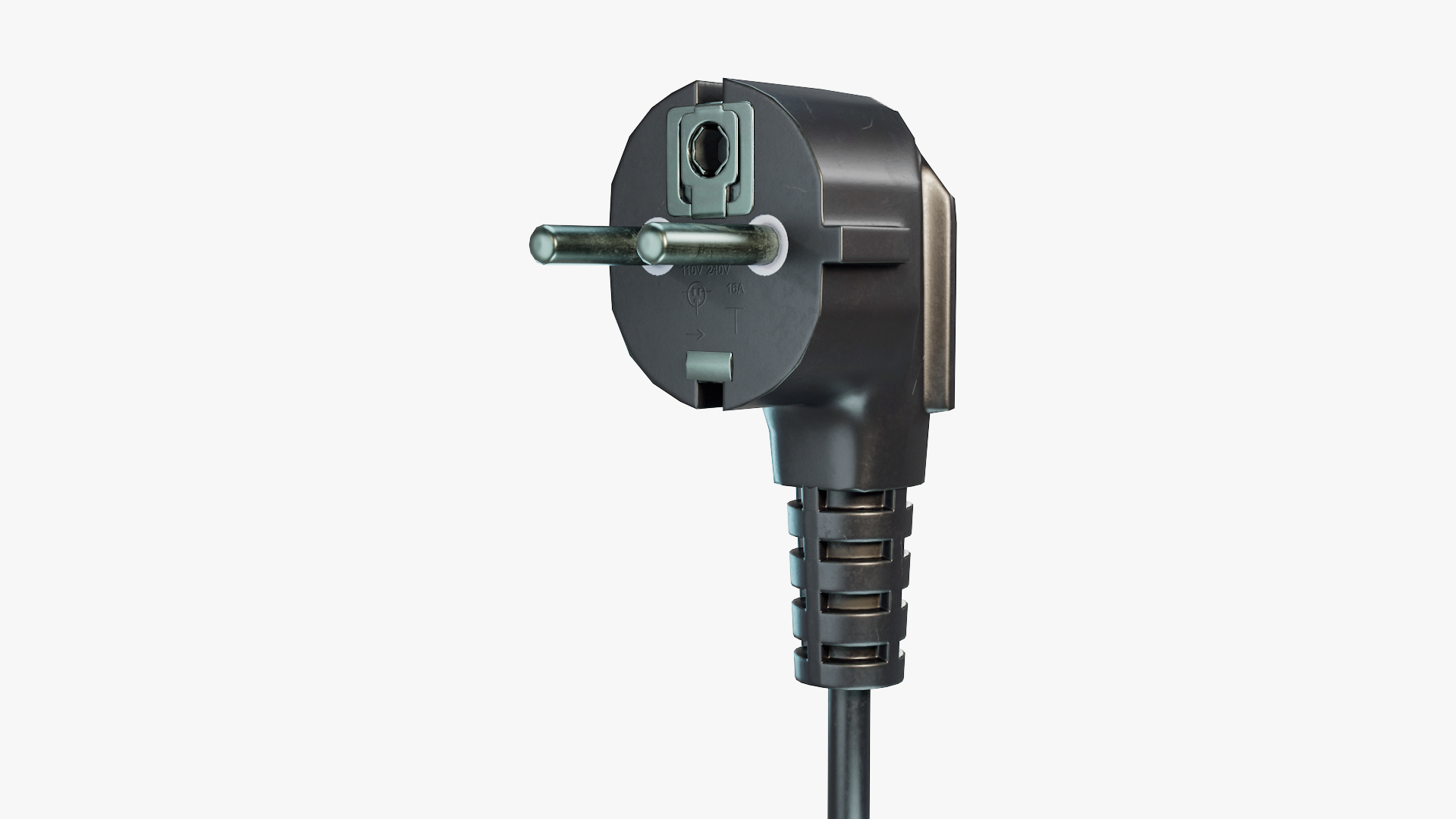 European Type E Electrical Plug 3D Model - TurboSquid 2276337