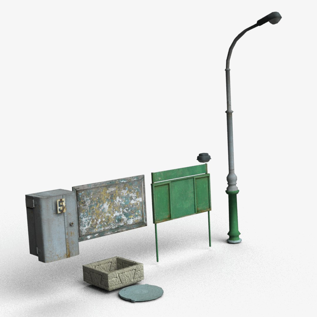 3d mobile pack low-poly model