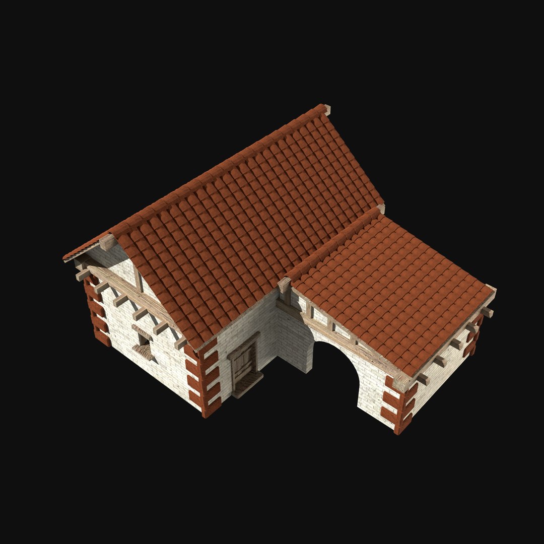 ROMAN ANCIENT GREEK STONE ROME HOUSE HUT BUILDING COLLECTION 3D model ...