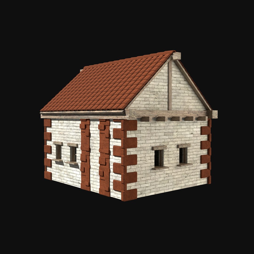 ROMAN ANCIENT GREEK STONE ROME HOUSE HUT BUILDING COLLECTION 3D model ...