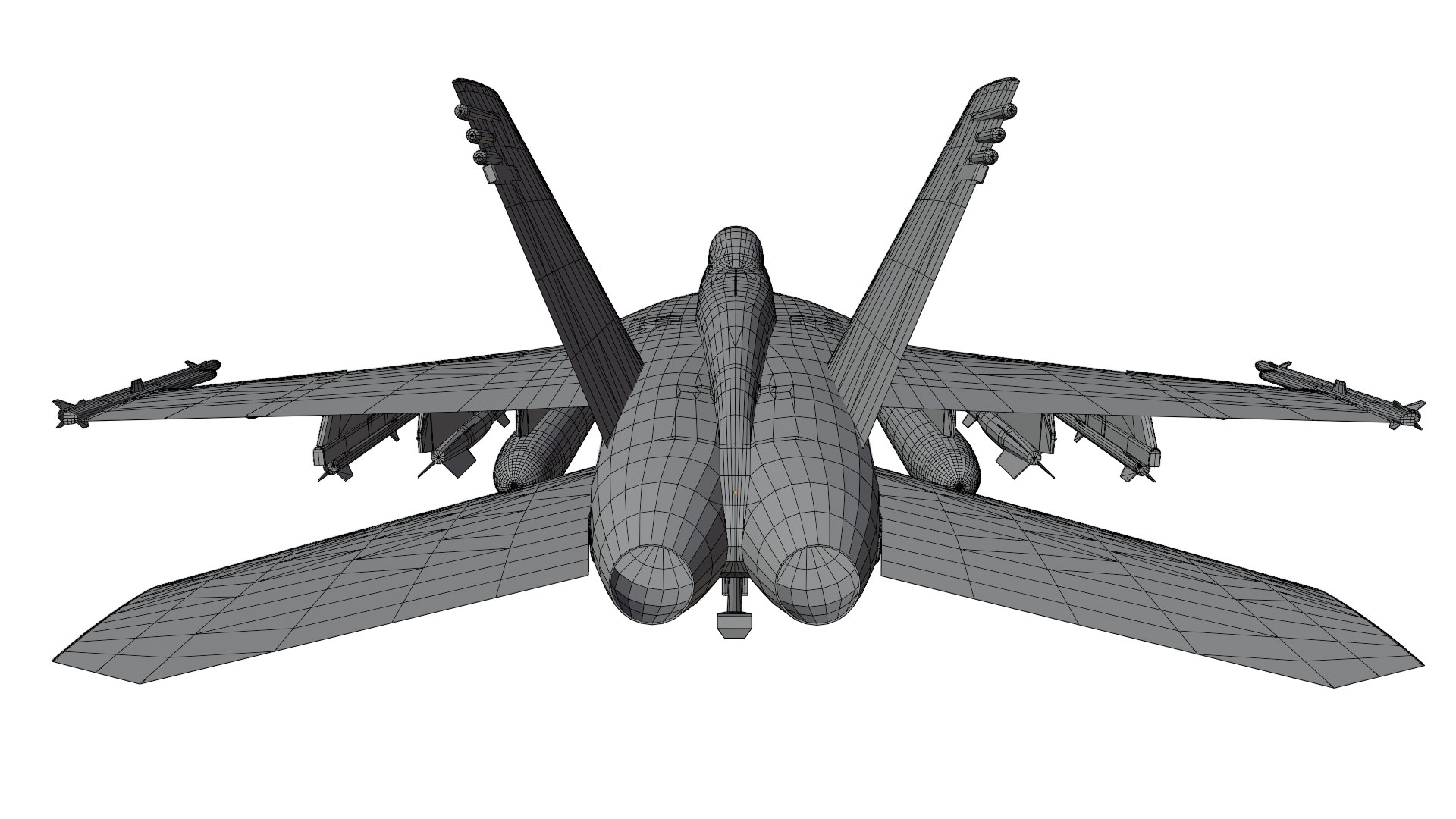 3D Boeing FA-18EF Super Hornet Model - TurboSquid 2200034
