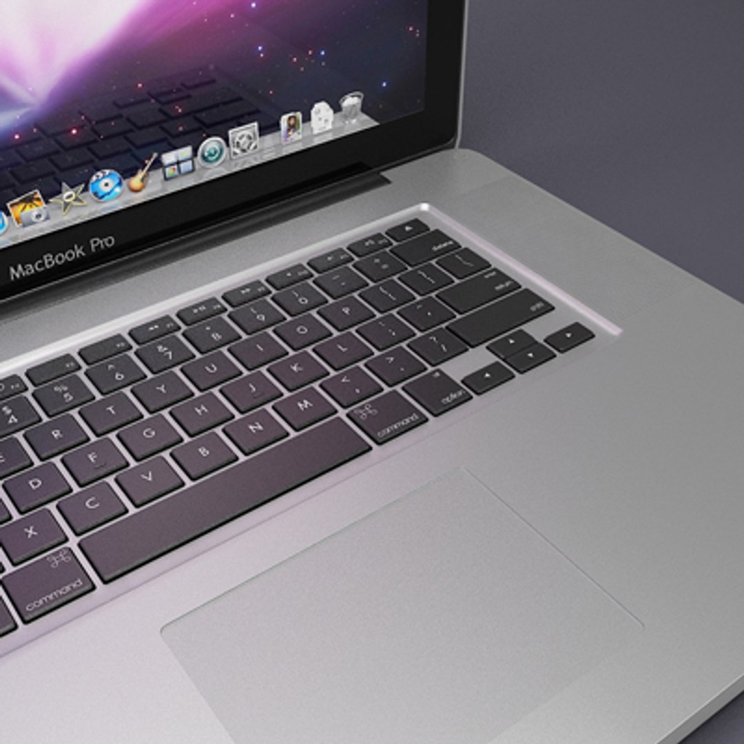 17 Inch Macbook Pro 3d Model