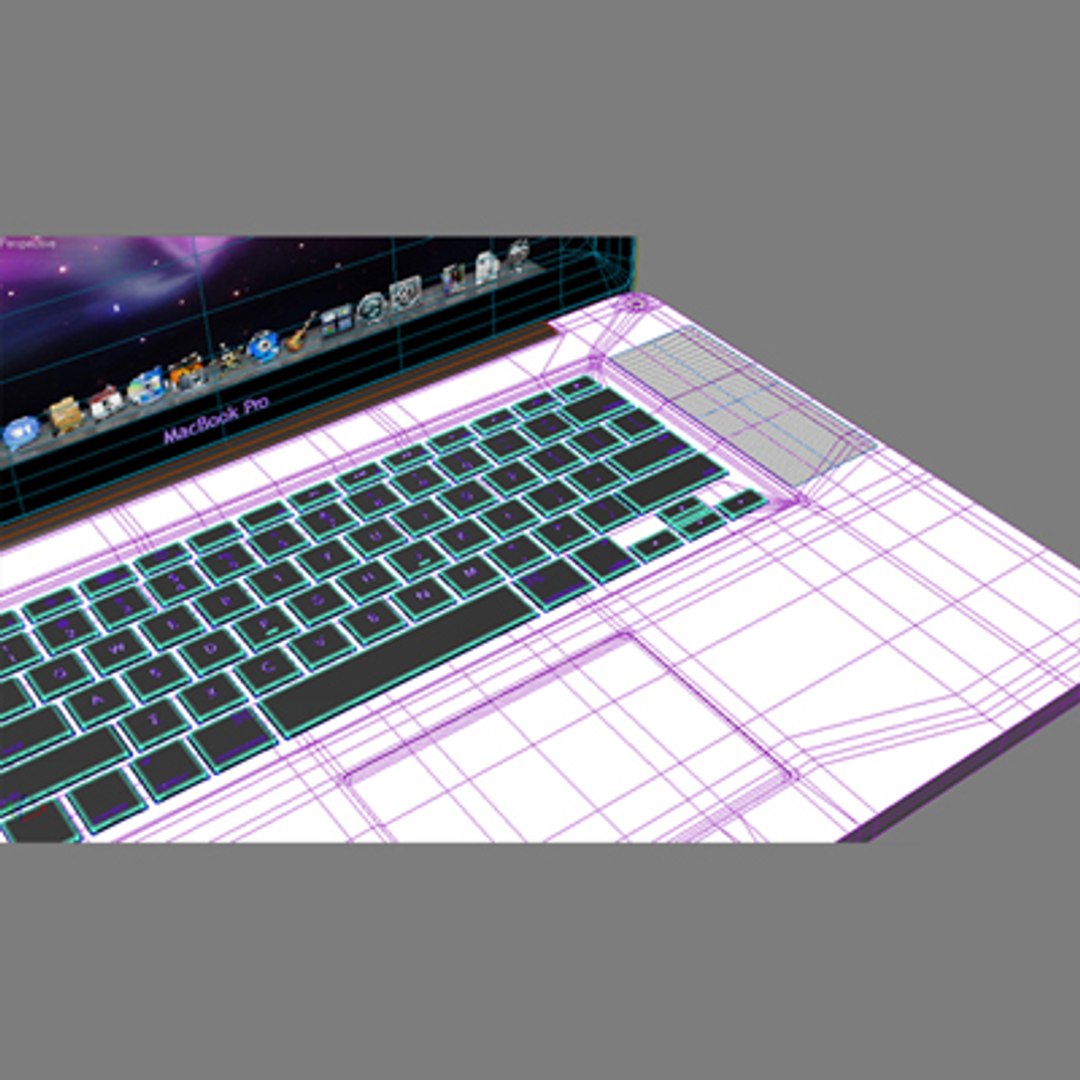 17 inch macbook pro 3d model