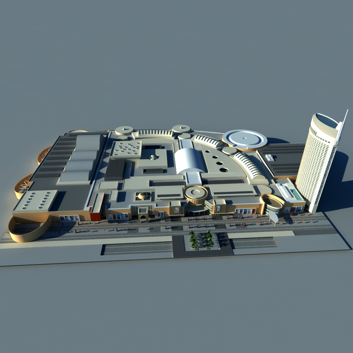dubai mall 3d model