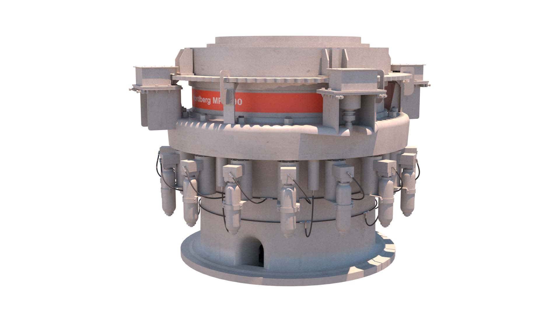 Coner Crusher MP1000 3D Model - TurboSquid 2004886