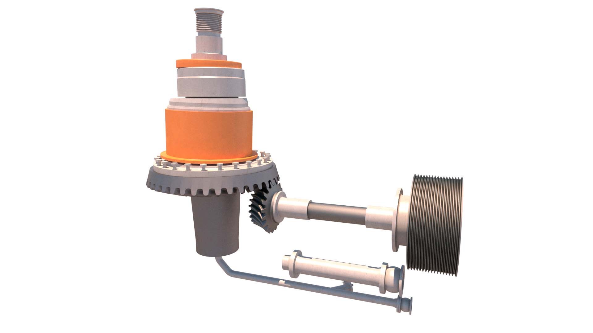 Coner Crusher MP1000 3D Model - TurboSquid 2004886