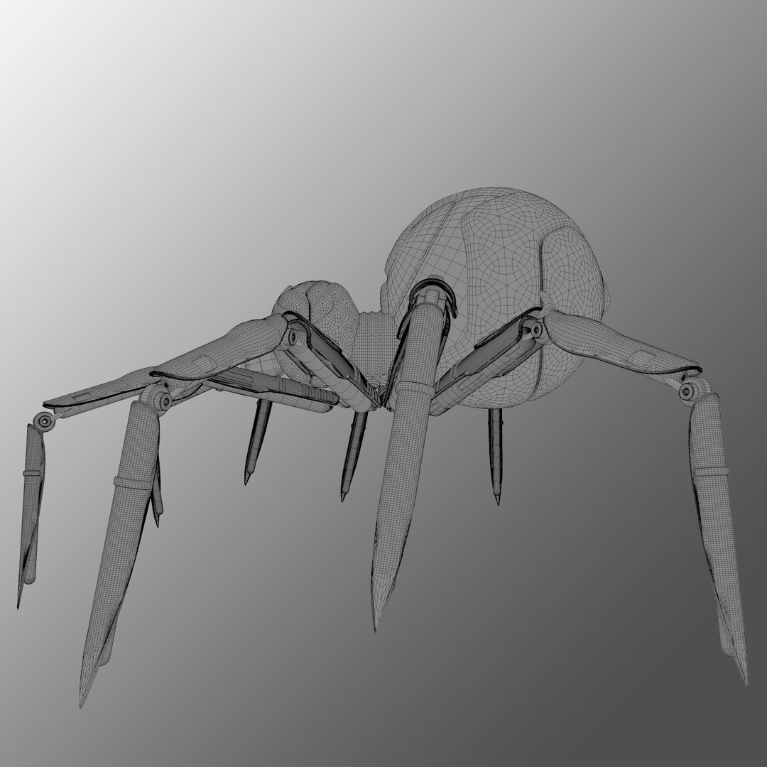 3d Model Spider H-light