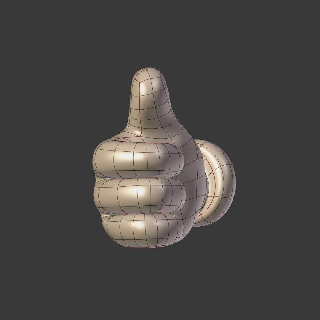 Cartoon Hand 3D Model - TurboSquid 1415344