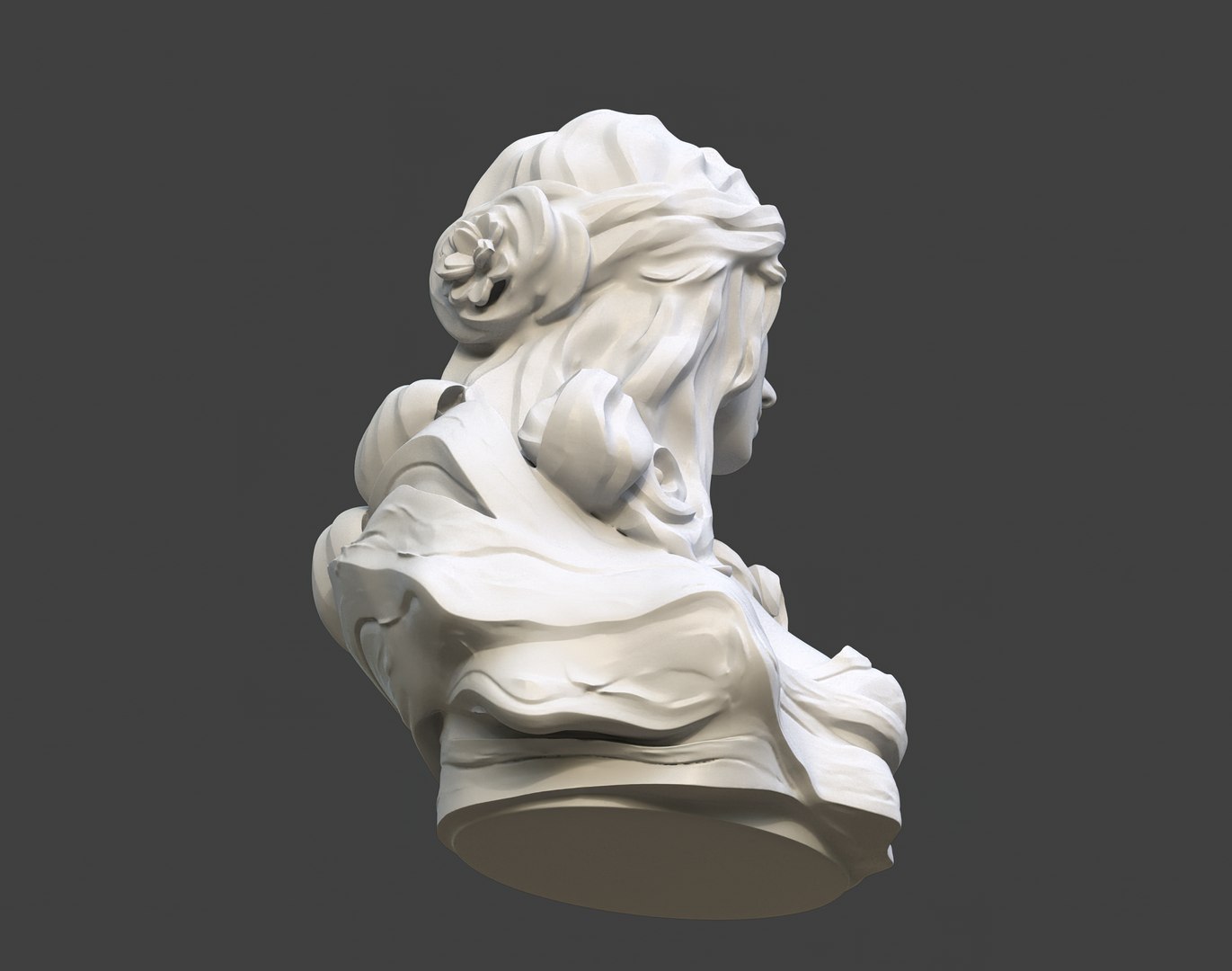 3D Female Bust Statue 3D print model - TurboSquid 2162824